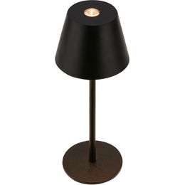 Briloner Leuchten LED Au&szlig;en-Tischleuchte "KIKI NANO 7653015", matt, schwarz, Leuchten