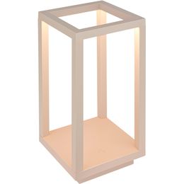 Briloner Leuchten LED Au&szlig;en-Tischleuchte "LAER 7579011", beige, Leuchten