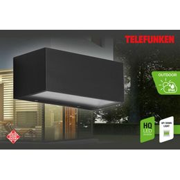 LED Au&szlig;en-Wandleuchte Telefunken "MONACO", schwarz, Leuchten