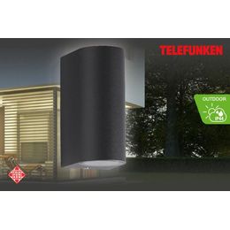 LED Au&szlig;en-Wandleuchte Telefunken "CARPI", schwarz, Leuchten, LED Au&szlig;enwandleuchte