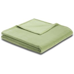 Wohndecke Biederlack "King Fleece", gr&uuml;n (mint), B:150cm L:200cm, Polyester, Wohndecken, Wohndecke, leicht, Kuscheldecke