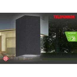 LED Au&szlig;en-Wandleuchte Telefunken "SORIA", schwarz, Leuchten, LED Au&szlig;enwandleuchte