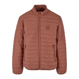 Anorak Urban Classics "Urban Classics Herren Light Bubble Jacket", Herren, Gr. XL, terracotta, 100% Polyester, unifarben, normal, amerikanischer Ausschnitt, Jacken