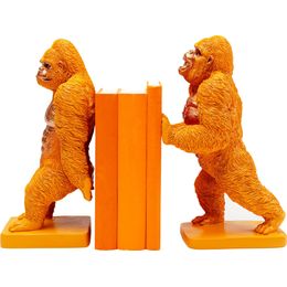 Buchst&uuml;tze KARE DESIGN "Gorilla Orange", orange, B:17,5cm H:28,8cm T:15cm, Polyresin, Buchst&uuml;tzen, aus Polyresin