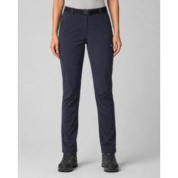 Funktionshose LPO "Gwyn Trail", Damen, Gr. 19, Normalgr&ouml;&szlig;en, schwarz navy, 92% Polyamid; 8% Elasthan, regular fit, Hosen Funktionshose, mit G&uuml;rtel