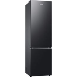 Samsung K&uuml;hl-/Gefrierkombination "RB38C607AS9", Energieeffizienz: A (A-G), silber (premium schwarz steel), Rechtsanschlag, wechselbar, K&uuml;hlschr&auml;nke, No Frost+, SpaceMax, Wifi & AI Energy Mode