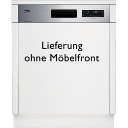 Beko teilintegrierbarer Geschirrsp&uuml;ler "BDSN36451X", Energieeffizienz: B (A-G), wei&szlig;, neutral, B:59,8cm H:81,8cm T:57cm, Geschirrsp&uuml;ler, SelfDry & 42 dB &ndash; trocknet von selbst, st&ouml;rt niemanden