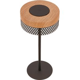 Briloner Leuchten LED Au&szlig;en-Tischleuchte "BOOHA 7576014", schwarz (matt, schwarz), Leuchten