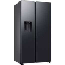 Samsung Side-by-Side "RS70F66KBF", Energieeffizienz: B (A-G), silber (schwarz steel), B:91,2cm H:178cm T:72,6cm, K&uuml;hlschr&auml;nke, Eis- und Wasserspender, Al Energy Mode, No Frost+, Topseller