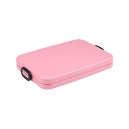 Lunchbox Mepal "Lunchbox Take a Break Flat 800 ml", rosa (nordic pink), ABS-Kunststoff, Lebensmittelaufbewahrungsbeh&auml;lter, Lunchbox