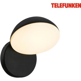 Au&szlig;en-Wandleuchte Telefunken "LED Wandlampe", schwarz-wei&szlig; (schwarz, wei&szlig;), Leuchten