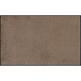 Fu&szlig;matte "Original Uni, Schmutzfangteppich" Gr. 18, beige (dunkelbeige), B:75cm H:9mm L:120cm, Kunstfaser, wash+dry by Kleen-Tex, Teppiche, Fu&szlig;matte, Schmutzmatte, rutschhemmend, auch als L&auml;ufer erh&auml;ltlich