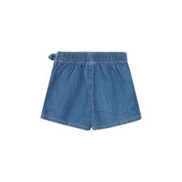 Skort s.Oliver JUNIOR, M&auml;dchen, Gr. 104, mid blau, Denim/Jeans, Obermaterial: 100% Baumwolle, unifarben, regular fit normal, R&ouml;cke Skort, mit elastischem Bund
