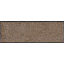 Fu&szlig;matte "Original Uni, Schmutzfangteppich" Gr. 19, beige (dunkelbeige), B:60cm H:9mm L:180cm, Kunstfaser, wash+dry by Kleen-Tex, Teppiche, Fu&szlig;matte, Schmutzmatte, rutschhemmend, auch als L&auml;ufer erh&auml;ltlich