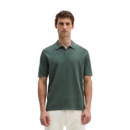 Marc O'Polo Poloshirt MARC O'POLO "aus reiner Bio-Baumwolle", Herren, Gr. S, mangrove, Obermaterial: 100% Baumwolle, unifarben, regular fit, Strickb&uuml;ndchen, Shirts