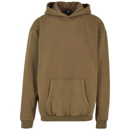 Kapuzensweatshirt Urban Classics "Urban Classics Herren Acid Washed Hoody", Herren, Gr. L, summerolive, 70% Baumwolle, 30% Polyester, unifarben, Sweatshirts
