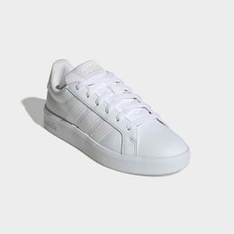 Sneaker adidas Sportswear "GRAND COURT 3.0 KINDER UND TEENS", Jungen, Gr. 38,5, cloud wei&szlig;, ftwr wei&szlig;, ftwr wei&szlig;, Synthetik, Textil, Schuhe Sneaker, f&uuml;r Kinder & Jugendliche