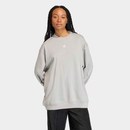 Kapuzensweatshirt adidas originals "ESSENTIALS OVERSIZED FRENCH TERRY", Damen, Gr. L, grau two, Obermaterial: 100% Baumwolle, Rundhals, angesetztes B&uuml;ndchen, Sweatshirts