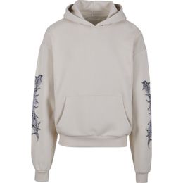 Kapuzensweatshirt "Upscale by Mister Tee Unisex", Damen, Gr. S, sand, 100% Baumwolle, UPSCALE BY MISTER TEE, unifarben, Rundhals, Sweatshirts