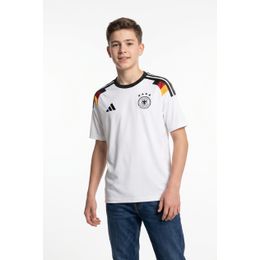 Fu&szlig;balltrikot adidas Performance "DFB H JSY FAN Y", Jungen, Gr. 128, wei&szlig;, Obermaterial: 100% Polyester, Rundhals, Trikots Fu&szlig;balltrikot, Deutschland WM 2026 Fan Trikot, Topseller