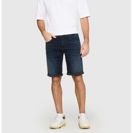 Jeansbermudas MAC "Jogn Bermuda", Herren, Gr. 36, N-Gr, tiefblau od schwarz, Denim/Jeans, Obermaterial: 99% Baumwolle, 1% Elasthan, knielang, Jeans, Sommerhose