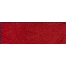 Fu&szlig;matte "Original Uni, Schmutzfangteppich" Gr. 19, rot, B:60cm H:9mm L:180cm, Kunstfaser, wash+dry by Kleen-Tex, Teppiche, Fu&szlig;matte, Schmutzmatte, rutschhemmend, auch als L&auml;ufer erh&auml;ltlich