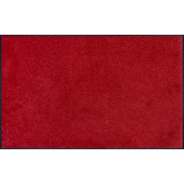 Fu&szlig;matte "Original Uni, Schmutzfangteppich" Gr. 18, rot, B:75cm H:9mm L:120cm, Kunstfaser, wash+dry by Kleen-Tex, Teppiche, Fu&szlig;matte, Schmutzmatte, rutschhemmend, auch als L&auml;ufer erh&auml;ltlich