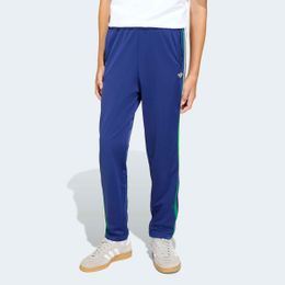 Sporthose adidas originals "FIREBIRD", M&auml;dchen, Gr. 128, N-Gr, blau (victory blau, light football gold,), Obermaterial: 100% Polyester, Hosen Sporthose
