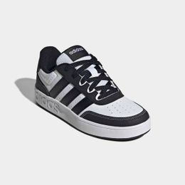 M&auml;dchen Sneaker "BREAKBASE KIDS", adidas Sportswear, Gr. 38,5, schwarz-wei&szlig;, Synthetik, Textil, Schuhe, f&uuml;r Kinder & Jugendliche