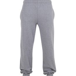 Jogginghose Urban Classics "Urban Classics Basic Loose Sweatpants", Herren, Gr. XXL, US-Gr&ouml;&szlig;en, erdgrau, 80% Baumwolle, 20% Polyester, unifarben, loose fit, Hosen Jogginghose
