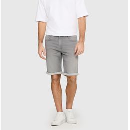 Jeansbermudas MAC "Jogn Bermuda", Herren, Gr. 31, N-Gr, light grau, Denim/Jeans, Obermaterial: 99% Baumwolle, 1% Elasthan, knielang, Jeans, Sommerhose