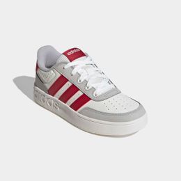 Sneaker adidas Sportswear "BREAKBASE KIDS", M&auml;dchen, Gr. 35,5, core wei&szlig;, team victory rot, grau two, Synthetik, Textil, Schuhe Sneaker, f&uuml;r Kinder & Jugendliche