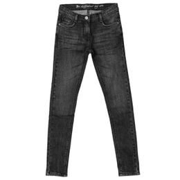 5-Pocket-Jeans STACCATO, M&auml;dchen, Gr. 152, Normalgr&ouml;&szlig;en, schwarz (schwarz denim), Oberstoff: 80% Baumwolle, 19% Polyester, 1% Elasthan., slim fit, Jeans 5-Pocket-Jeans, Slim Fit