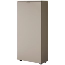 Livetastic Schuhschrank, Taupe, Beige, Kaschmir, Holzwerkstoff, 4 F&auml;cher, 50x103x22 cm, stehend, Garderobe, Schuhaufbewahrung, Schuhschr&auml;nke