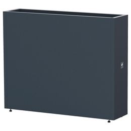 Hochbeet, Anthrazit, Metall, 200 L, 25x80x100 cm, Gartenzubeh&ouml;r, Hochbeete