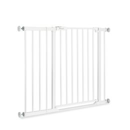 hauck Treppenschutzgitter Clear Step 2, Wei&szlig;, Metall, Kunststoff, 75 - 80x77 cm, Verl&auml;ngerung erh&auml;ltlich, Kindersicherheit, Treppenschutzgitter