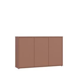 CARRYHOME Sideboard, Terracotta, Kunststoff, 4 F&auml;cher, 154.2x99.1x34.9 cm, Wohnzimmer, Kommoden & Sideboards, Sideboards