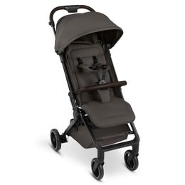 Abc Design Buggy Ping 4 Trekking, Graubraun, Textil, 50.5x106x76.5 cm, EN 1888, Feststellbremse, Fu&szlig;st&uuml;tze abklappbar, Federung, kugelgelagerte R&auml;der, 5-Punkte-Gurt, f&uuml;r Babyschale geeignet, Griff in Lederoptik, Transportsicherung, mit Tragegriff, Einhand-Faltmechanismus, Baby on Tour, Kinderwagen, Buggys
