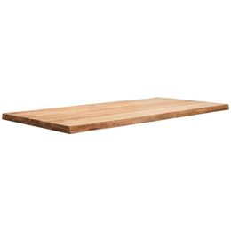 Valdera Tischplatte, Akazie, Holz, Akazie, Hartholz, Holz, rechteckig, 100x5.5x200 cm, Esszimmer, Tische, Esstische, Tischsysteme, Tischplatte
