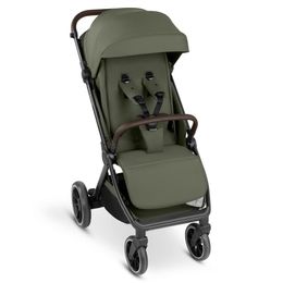 Abc Design Buggy Avus 3, Dunkelgr&uuml;n, Textil, 56x111x87 cm, EN 1888, kugelgelagerte R&auml;der, 5-Punkte-Gurt, f&uuml;r Babyschale geeignet, Griff in Lederoptik, Transportsicherung, mit Tragegriff, Einhand-Faltmechanismus, Feststellbremse, Fu&szlig;st&uuml;tze abklappbar, Federung, Baby on Tour, Kinderwagen, Buggys