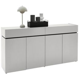 Voleo Schuhschrank, Kaschmir, Kunststoff, 6 F&auml;cher, 2 Schublade(n) Schubladen, 180x92x40 cm, Beim&ouml;bel erh&auml;ltlich, h&auml;ngend, stehend, Typenauswahl, Garderobe, Schuhaufbewahrung, Schuhschr&auml;nke