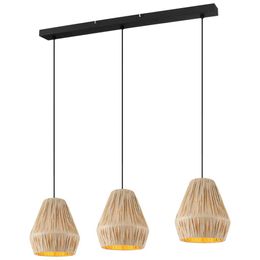 Collett's Monde H&auml;ngeleuchte, Schwarz, Metall, Papier, 20x120x80 cm, RoHS, CE, Lampen & Leuchten, Innenbeleuchtung, H&auml;ngelampen, Pendelleuchten