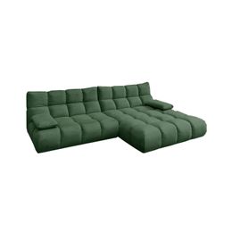KAWOLA ECKSOFA VIVIEN Smaragdgr&uuml;n Velvet
