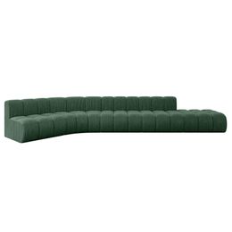 ECKSOFA modulares Sofa Brilo-L2 - 471x174x70 cm Gr&uuml;n