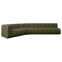 ECKSOFA modulares Sofa Karex-L2 - 399x194x70 cm Gr&uuml;n