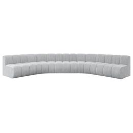WOHNLANDSCHAFT modulares Sofa Montra-U1 - 490x174x70 cm Grau