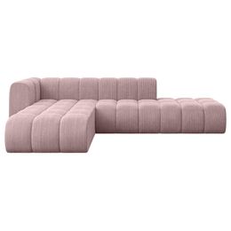 ECKSOFA modulares Sofa Zuvon-L1 - 296x177x70 cm Rosa