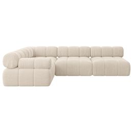 ECKSOFA modulares Sofa Mende-L2 - 285x190x70 cm Beige Cord