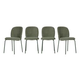 ESSZIMMERSTUHL Daia Gr&uuml;n 57.5/48/85 cm 4er-Set