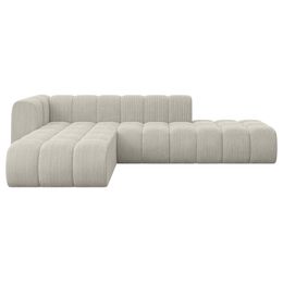 ECKSOFA modulares Sofa Zuvon-L1 - 296x177x70 cm Creme
